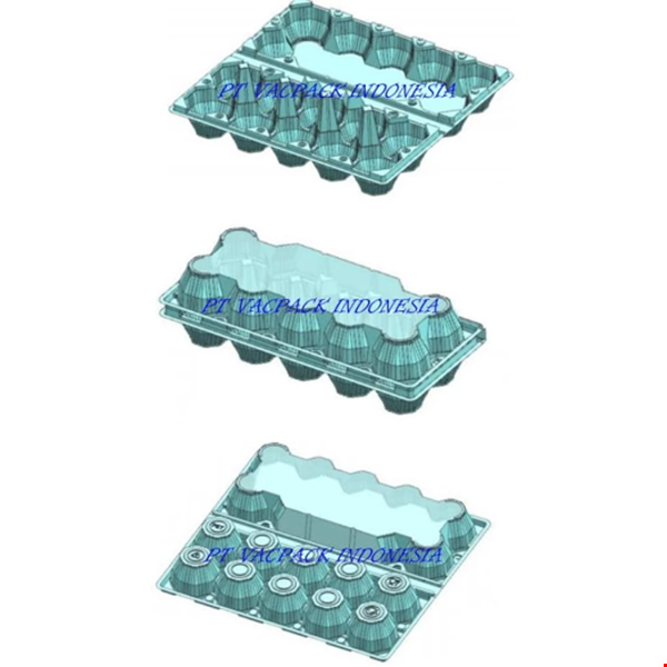 Jual Tray Telur 15 Cavity oleh PT. Vacpack Indonesia