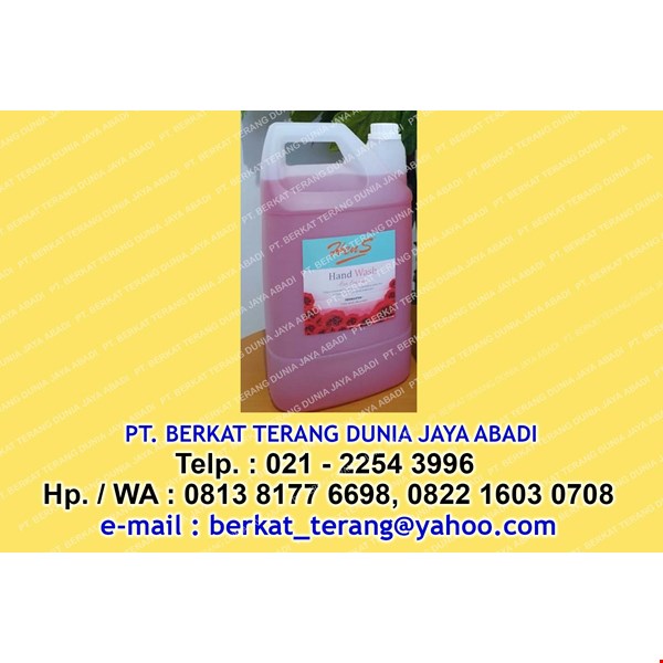 Jual Hand Wash merk HENS 4 liter oleh PT. Berkat Terang Dunia Jaya Abadi