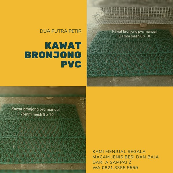 Jual Kawat Bronjong PVC oleh CV. Dua Putra Petir