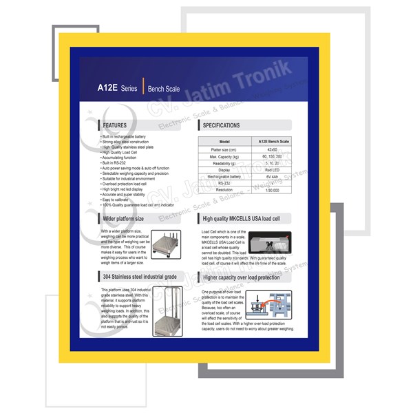 Jual TIMBANGAN DIGITAL SONIC A12E oleh CV. JATIM TRONIK - Surabaya ...