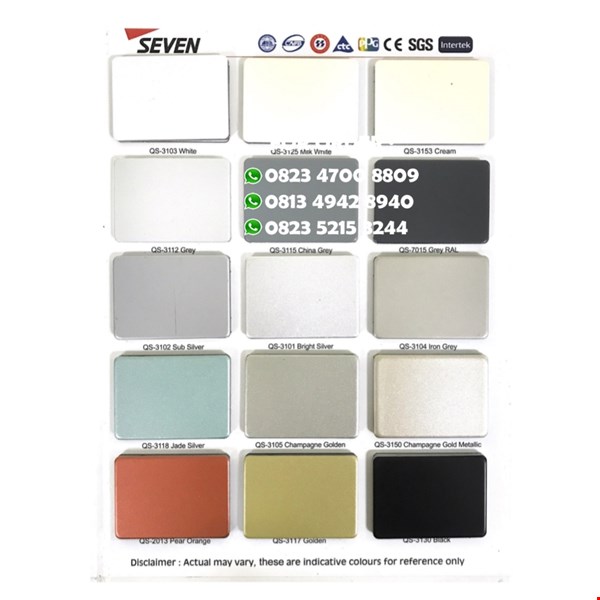 Jual ACP SEVEN QS-3103 WHITE oleh PT. Kaltim Jaya Makmur