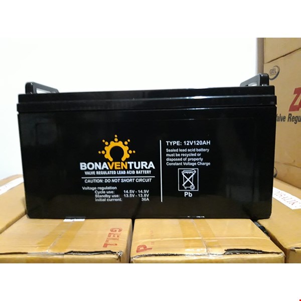 Jual Aki Kering Baterai VRLA Bonaventura 12V 120Ah oleh Sumber Jaya ...