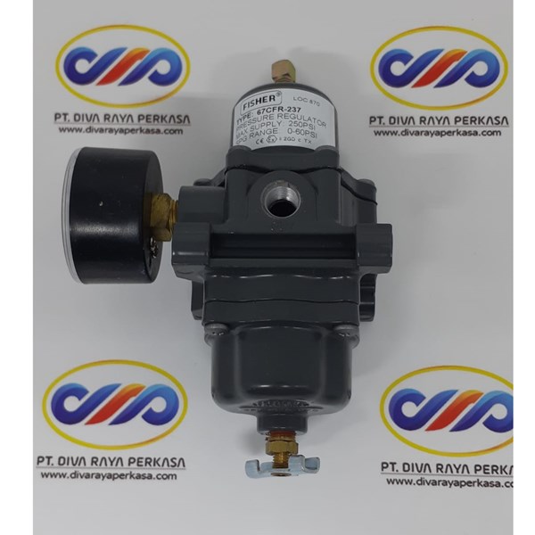 Jual FISHER 67CFR-237 | AIR FILTER REGULATOR oleh PT. DIVA RAYA PERKASA
