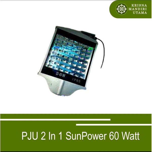 DISTRIBUTOR PJU 2 IN 1 SUN POWER 60 WATT oleh Krisna Mandiri Utama