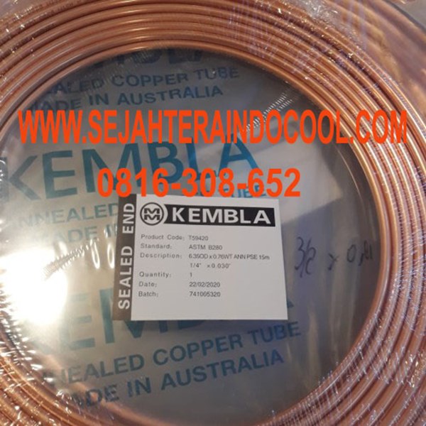 Jual PIPA AC TEMBAGA KEMBLA oleh Sejahtera Indocool