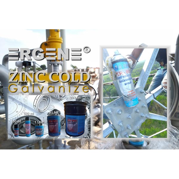 Jual ERGENE 809 Zinc Cold Galvanize Spray 500ml-Galvanis Dingin oleh ...