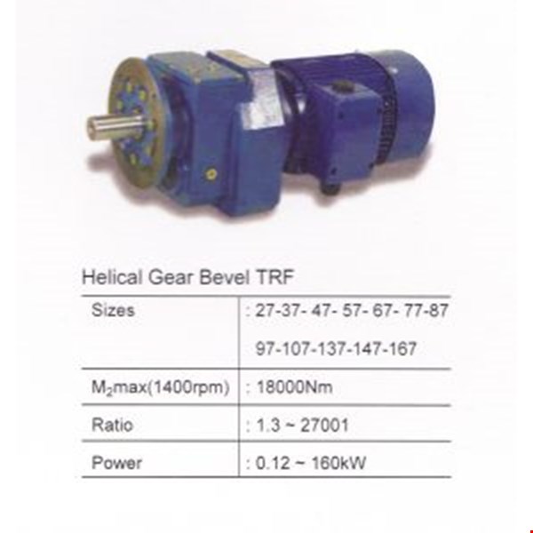 Jual Gear Motors Yuema / Helical Gear Motor Yuema Type TRF oleh CV ...