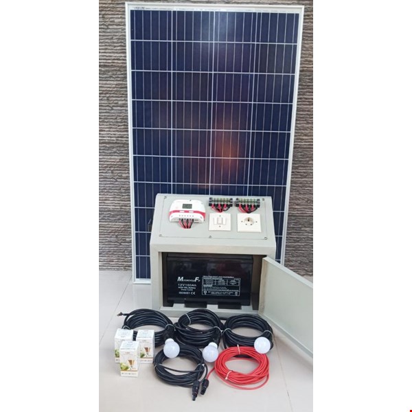 Jual PLTS Solar Home Sistem 100 WP oleh Krisna Mandiri Utama