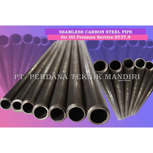 Jual SEAMLESS CARBON STEEL PIPE for Oil Pressure Service ST37.4 oleh PT ...