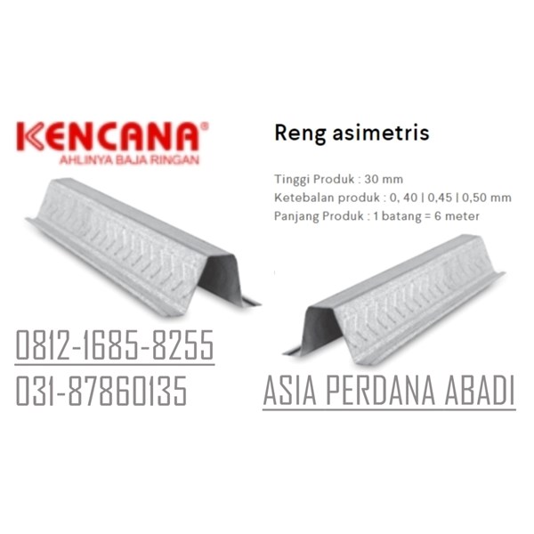 Jual Reng Asimetris merk Kencana Malang oleh CV. Asia Perdana Abadi