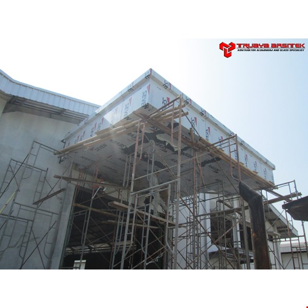 Jual atap aluminium composite panel ACP Seven oleh Trijaya Arsitek