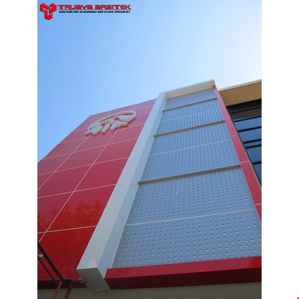 Jual Aluminium composite panel wall clading dan fasad oleh Trijaya Arsitek