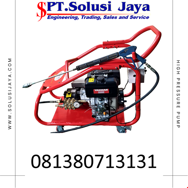 Jual Pompa Hydrotest 250 Bar - Engine Driven Pump oleh PT. Solusi Jaya