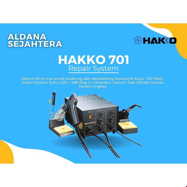 Jual HAKKO 701 REPAIR SYSTEM oleh CV. ALDANA SEJAHTERA