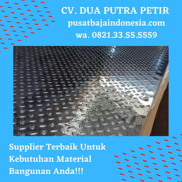 Jual Besi Bordes Plat Bordes 1.2mm x 4ft x 8ft oleh CV. Dua Putra Petir