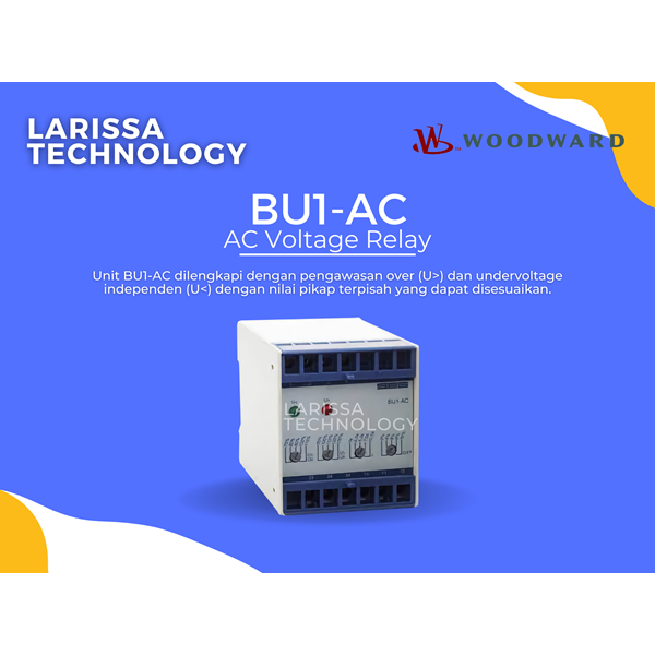 Jual AC VOLTAGE RELAY / BU1-AC ( WOODWARD SEG ) oleh LARISSA TECHNOLOGY