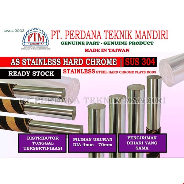 Jual As Stainless Steel Hard Chrome | Distributor Tunggal oleh PT ...