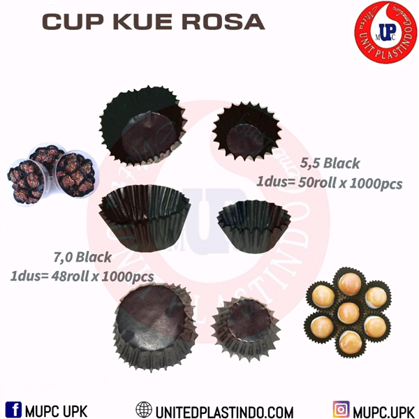 Jual CUP KUE ROSA HITAM oleh PT. Mitra Unit Plastindo Cemerlang