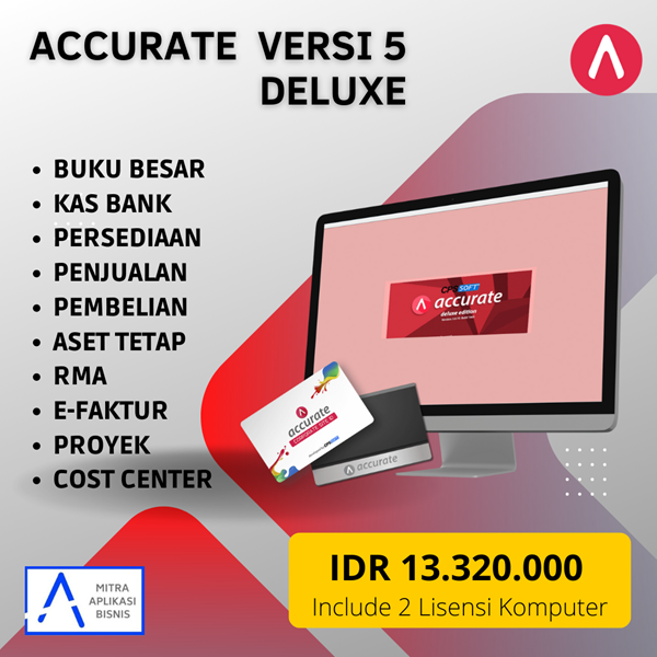 Jual Accurate Versi 5 Deluxe oleh CV. Mitra Aplikasi Bisnis