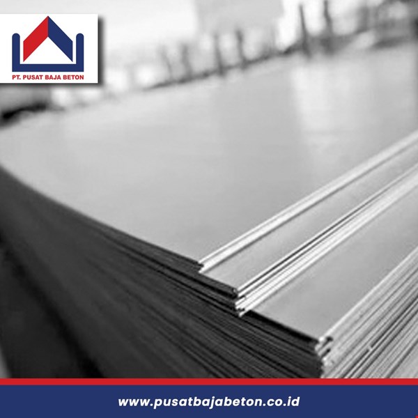 Beli BESI PLAT PUTIH 1 MM X 4 X 8 oleh Pusat Baja Beton