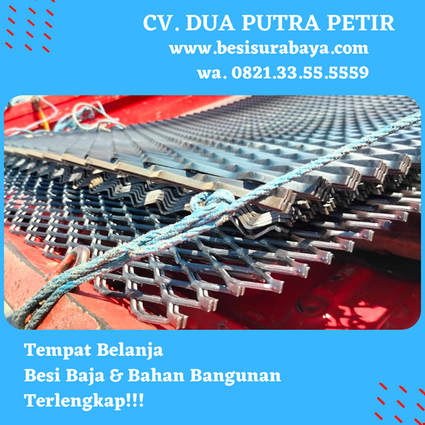 Jual Plat Besi Expanded Mesh Metal G 3045 1.2 x 2.4m oleh CV. Dua Putra ...