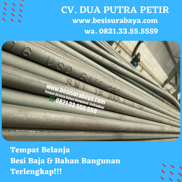 Jual Besi Beton Polos 16 x 12m oleh CV. Dua Putra Petir