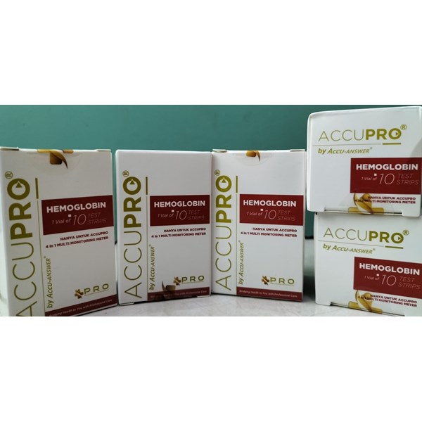 Jual STRIP HEMOGLOBIN ACCUPRO oleh PT. Anugerah Santosa Abadi