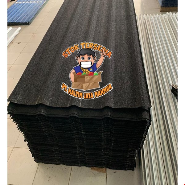 Jual ATAP SPANDEK PASIR WARNA HITAM TERBAIK MURAH READY STOK oleh PT ...