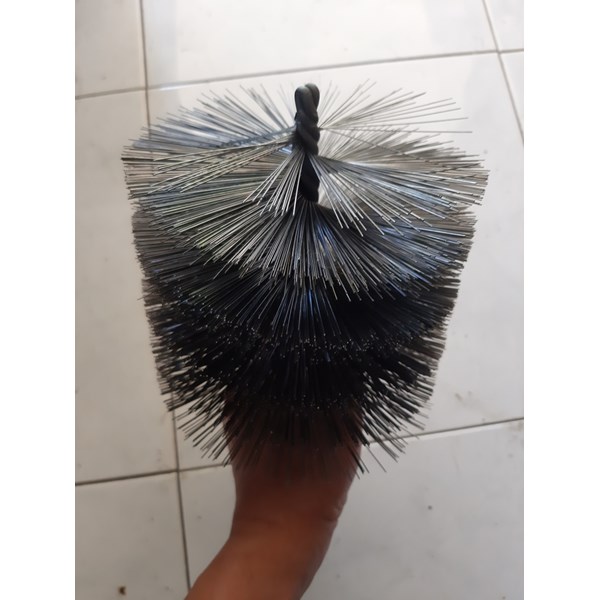 Jual Sikat Pipa kawat baja Steel Wire Tube Brush 150 mm 6 inch oleh CV ...