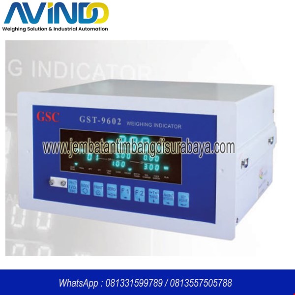 Jual GST-9602 WEIGHING INDICATOR oleh CV. Avodamitra Indotech