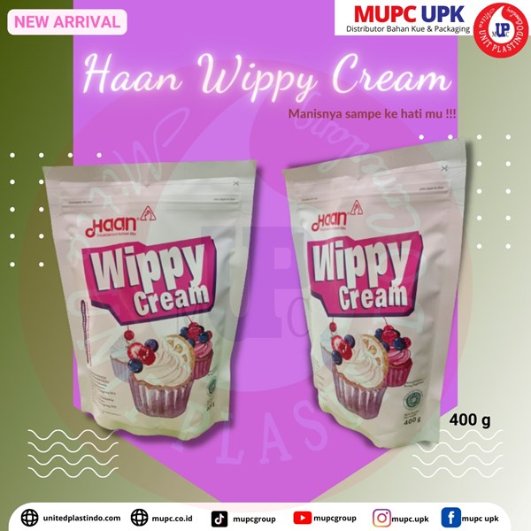Jual WIPPY CREAM 200 GRAM & 400 GRAM - DISTRIBUTOR BAHAN KUE oleh PT ...