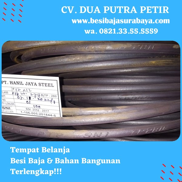 Supplier Besi Beton Polos 8 Mm HIJ (Hanil) oleh CV. Dua Putra Petir