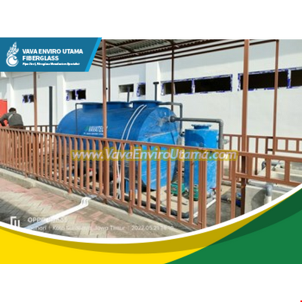 Jual IPAL DOMISTIK PABRIK oleh PT. Vava Enviro Utama Fiberglass