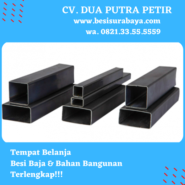 Harga Pipa Besi Kotak 60 x 60 x 2 mm oleh CV. Dua Putra Petir
