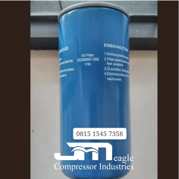 Jual Oil Filter screw air compressor 20010-25200007 005 oleh PT. Maju ...