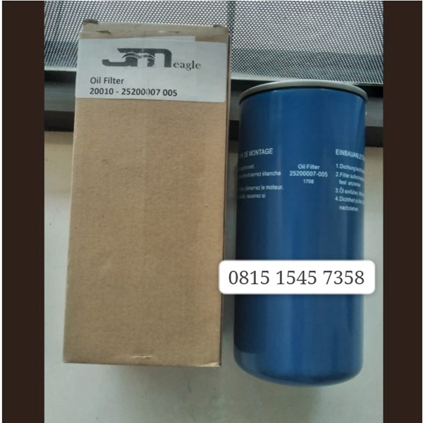 Jual Oil Filter screw air compressor 20010-25200007 005 oleh PT. Maju ...