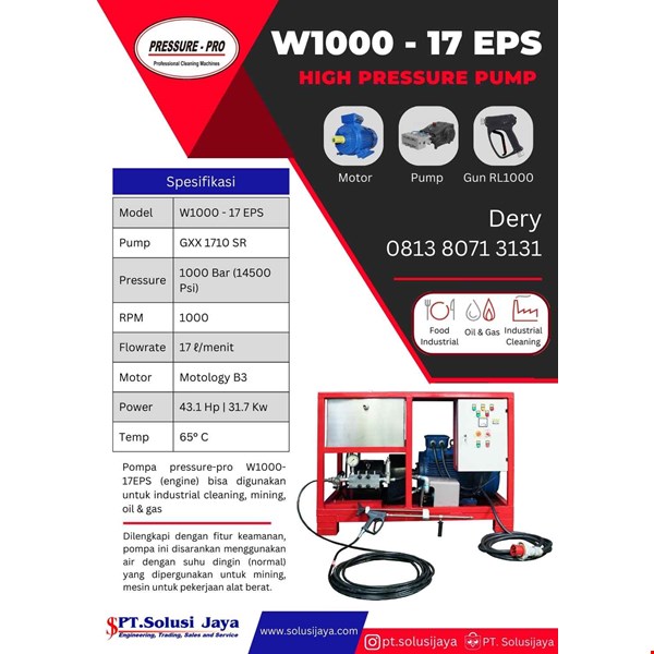 Jual HIGH PRESSURE HAWK WASHING 350BAR 500BAR 1000 BAR HYDROBLASTER ...