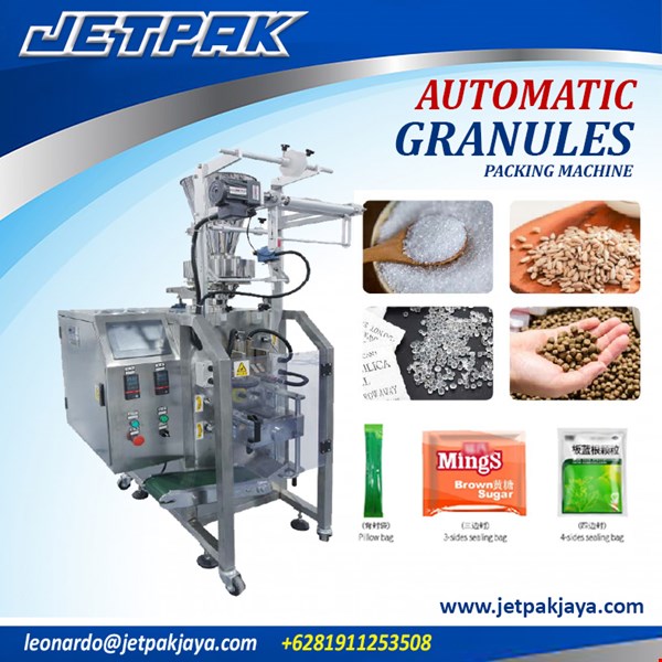 Jual Automatic Granules Packing Machine oleh PT. Jetpak Mandiri Jaya