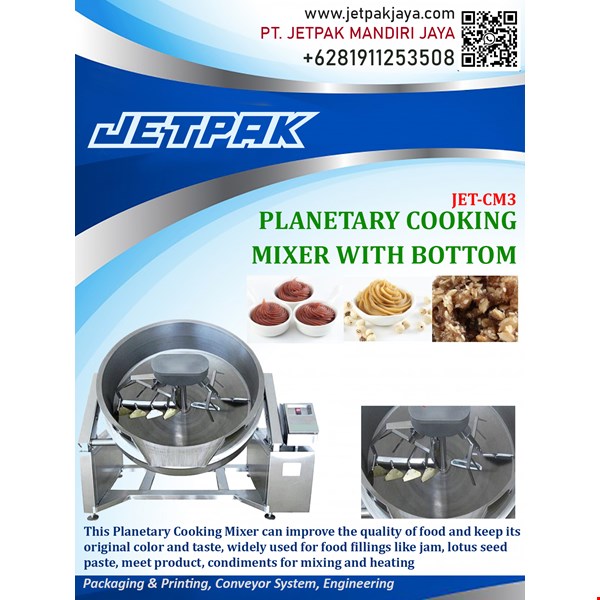 Jual Planetary Cooking Mixer With Bottom oleh PT. Jetpak Mandiri Jaya