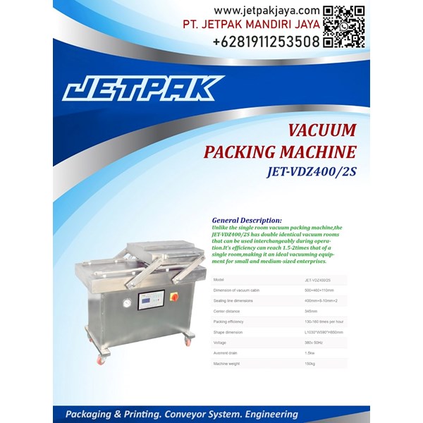 Jual Vacuum Packing Machine oleh PT. Jetpak Mandiri Jaya