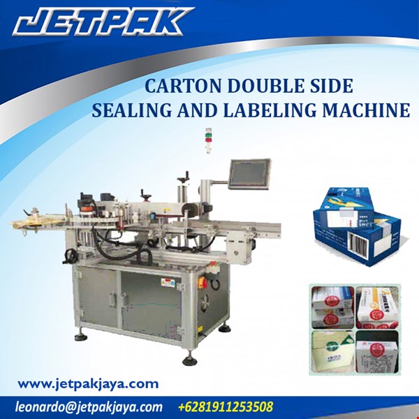 Jual Carton Double Side Sealing & labeling Machine oleh PT. Jetpak ...