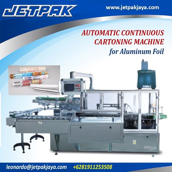 Jual Automatic Continuous Cartoning Machine For Aluminum foil oleh PT ...