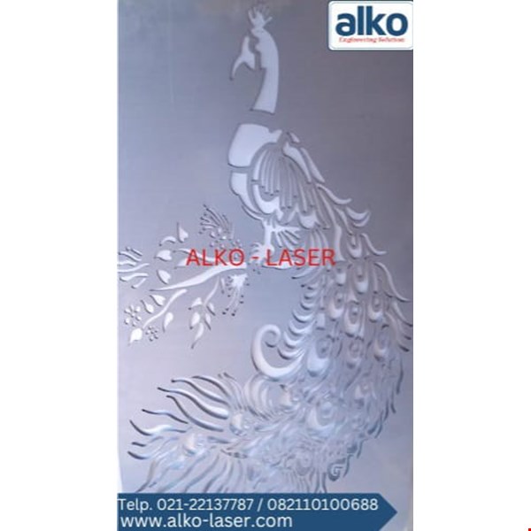 JASA LASER CUTTING PLATE ORNAMEN BURUNG MERAK TERMURAH oleh PT. Alko ...