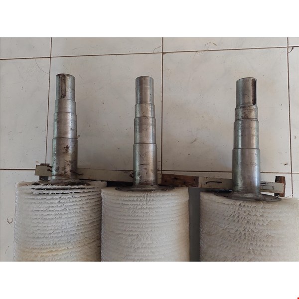 Jual Spiral roll coil brush sheet metal finish Sikat rol pembersih plat ...