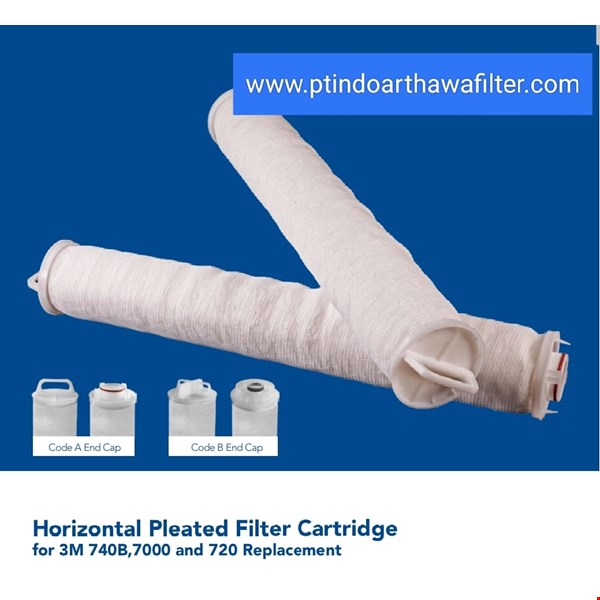 Jual Horizontal Pleated Filter Cartridge for 3M 740B,7000 & 720. oleh ...