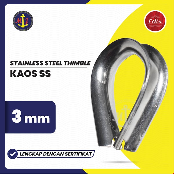 Jual KAOS SS // THIMBLE CAUSAN STAINLESS oleh CV. Maju Jaya Marine