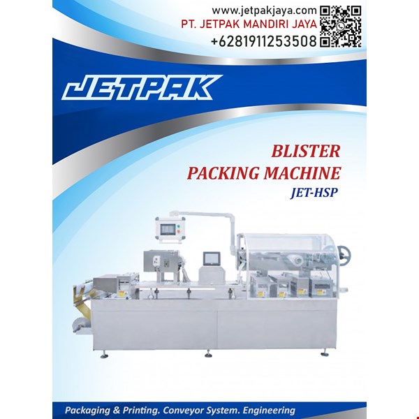 Jual blister packing machine JET-HSP oleh PT. Jetpak Mandiri Jaya