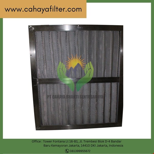 Jual Mini Pleat Panel Filters Stainless Steel Frame oleh PT. Cahaya ...