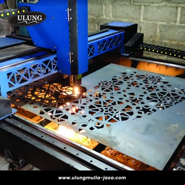Jasa Laser Cutting Plat Besi oleh PT. Ulung Mulia Artha