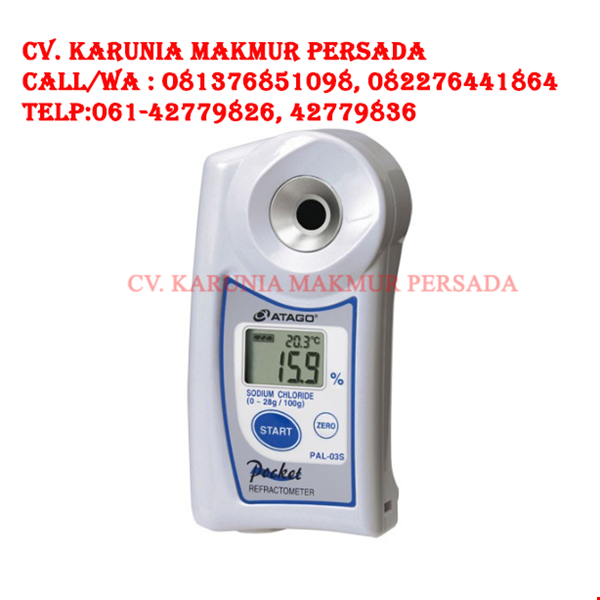 Jual ATAGO PAL - 03S Salinity Refractometer cat no 4403 oleh CV ...